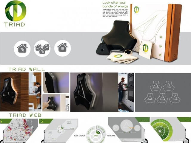 Futuristic wall display shows real-time energy usage - Oresome Resources